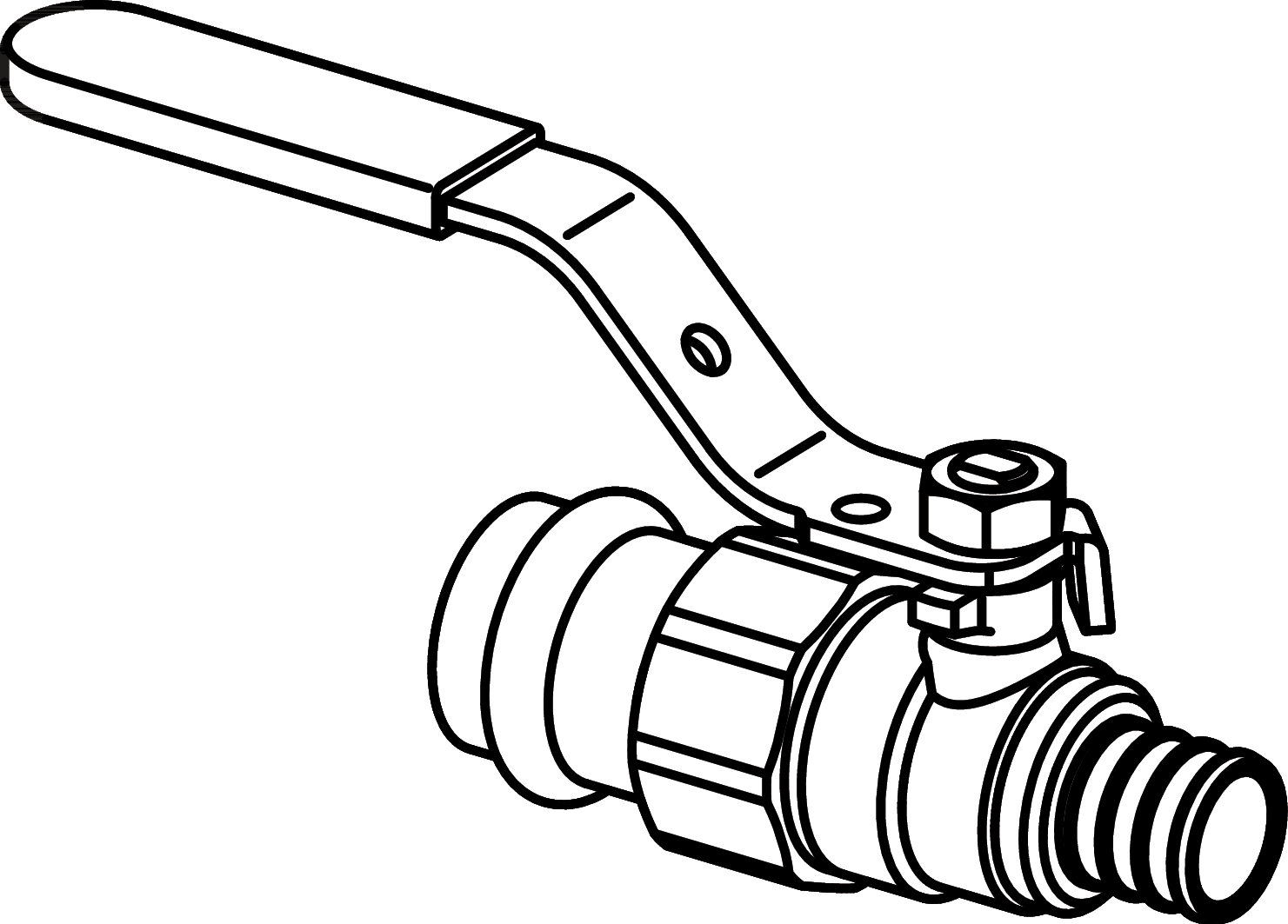 Viega PureFlow Crimp ball valve 2882.2ZL | viega.us