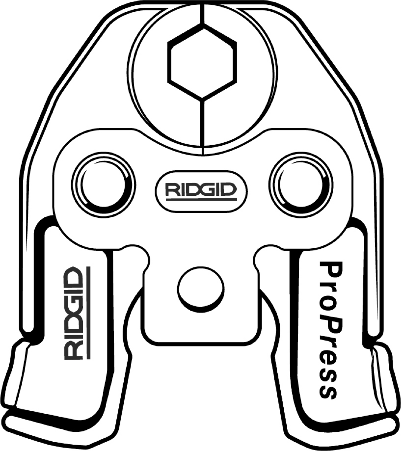 Viega ProPress compact press jaw 2999.51 | viega.us