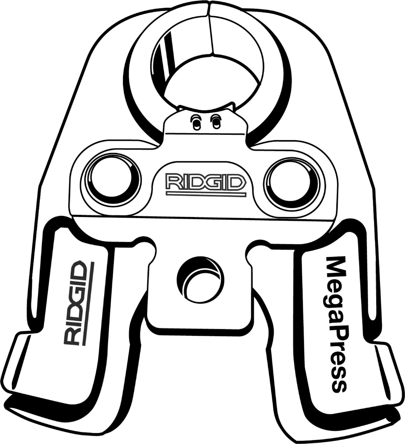 Viega MegaPress compact press jaw 2999.55 | viega.us