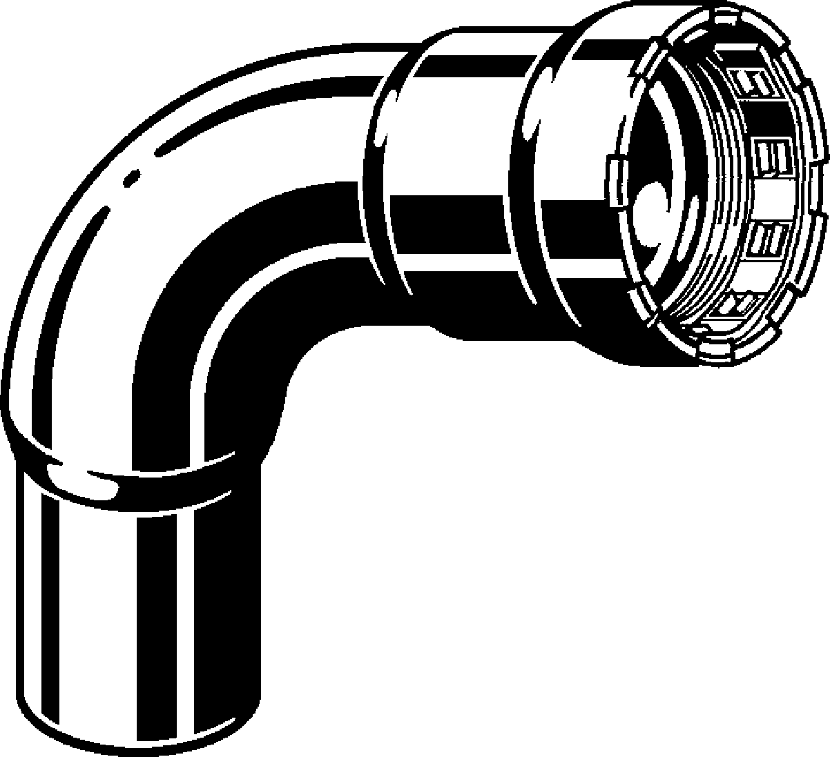 Viega MegaPress 90° street elbow 5916.1 | viega.us