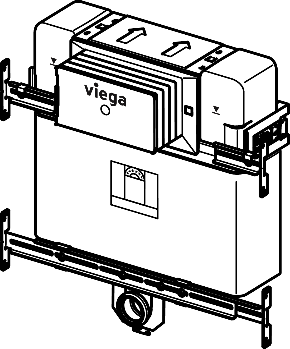 Prevista Pure concealed cistern 3L