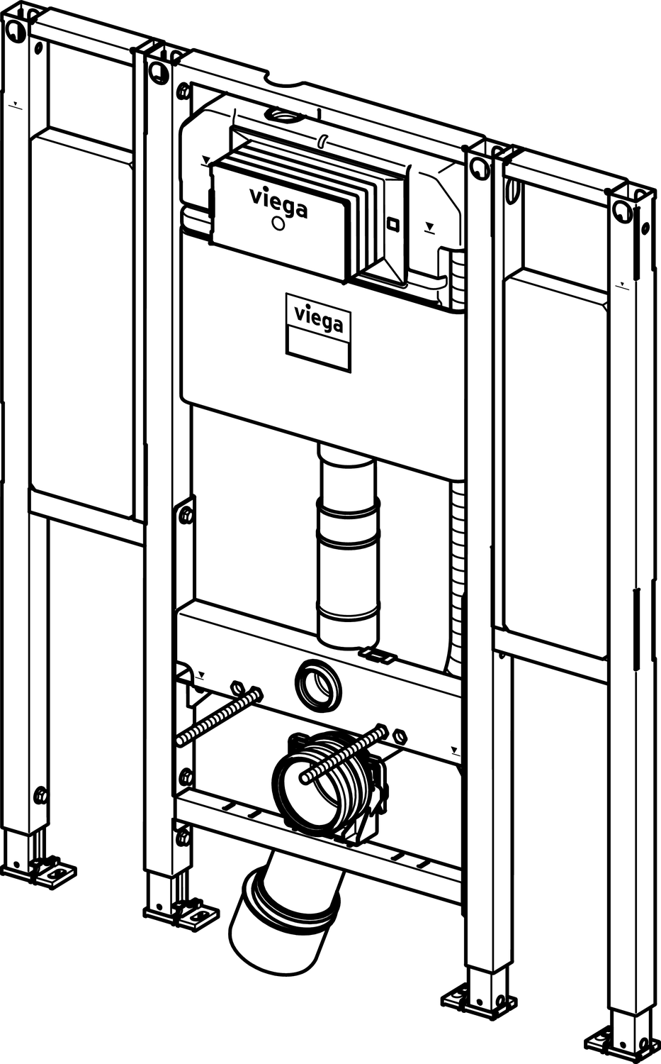 Prevista Dry WC element | viega.sg