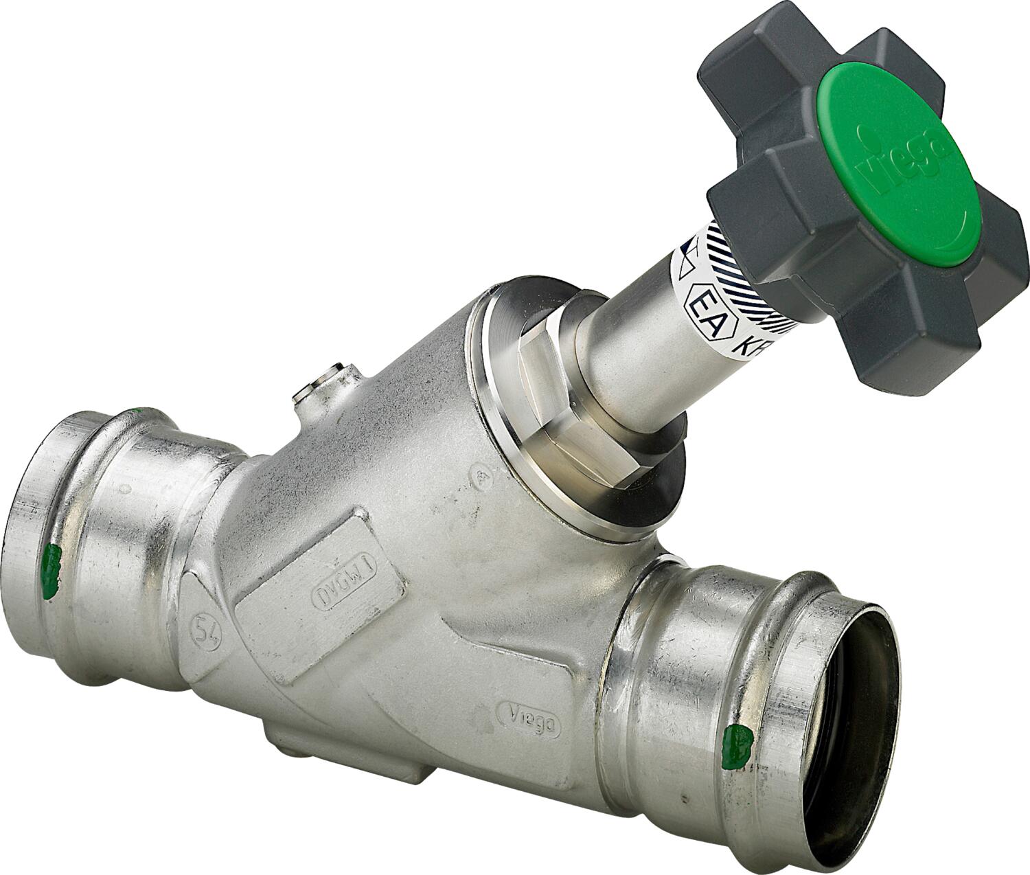Afspærringsventiler i rustfrit stål | Viega