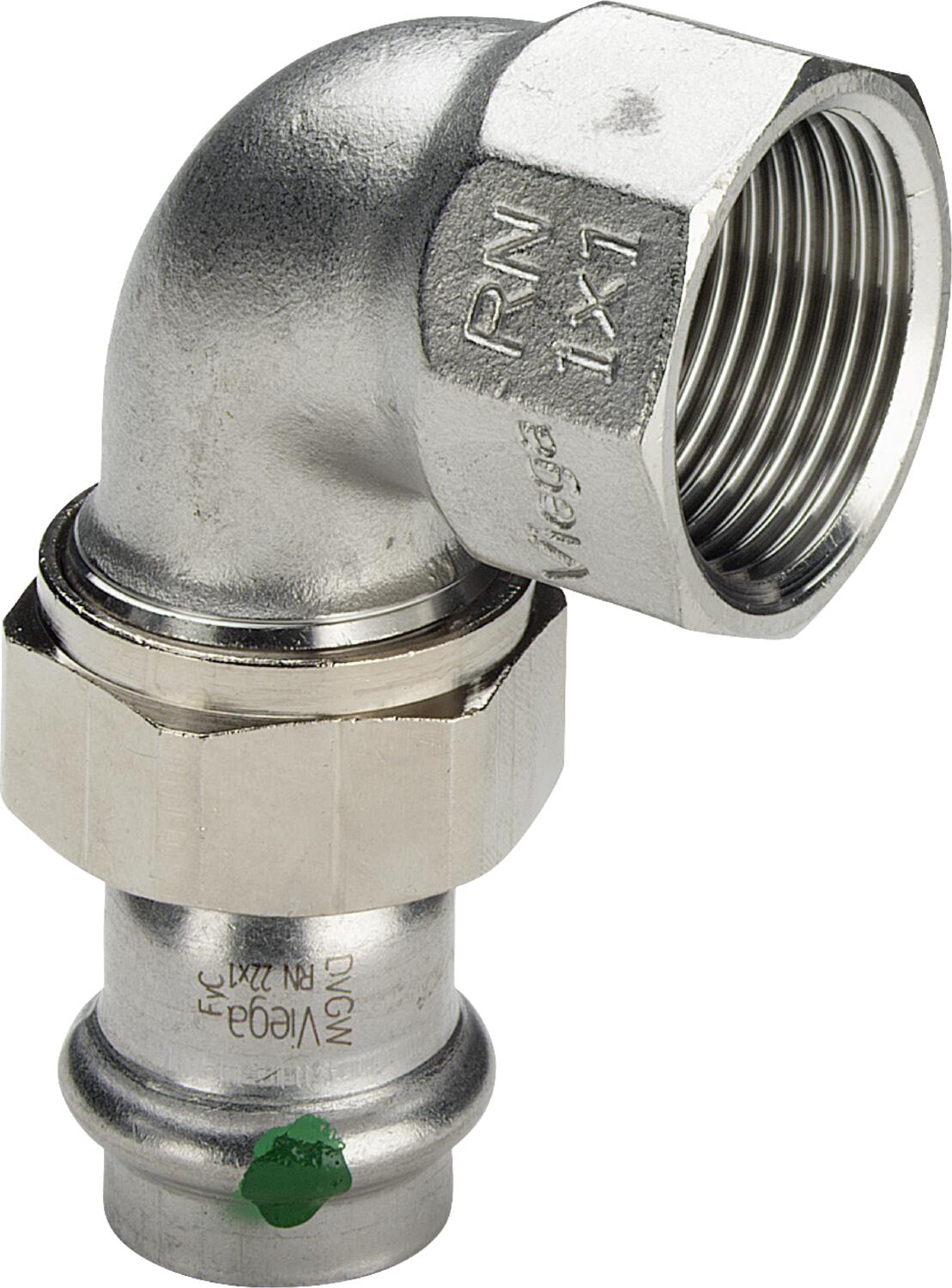 Sanpress Inox-Übergangsverschraubung 90° | viega.de