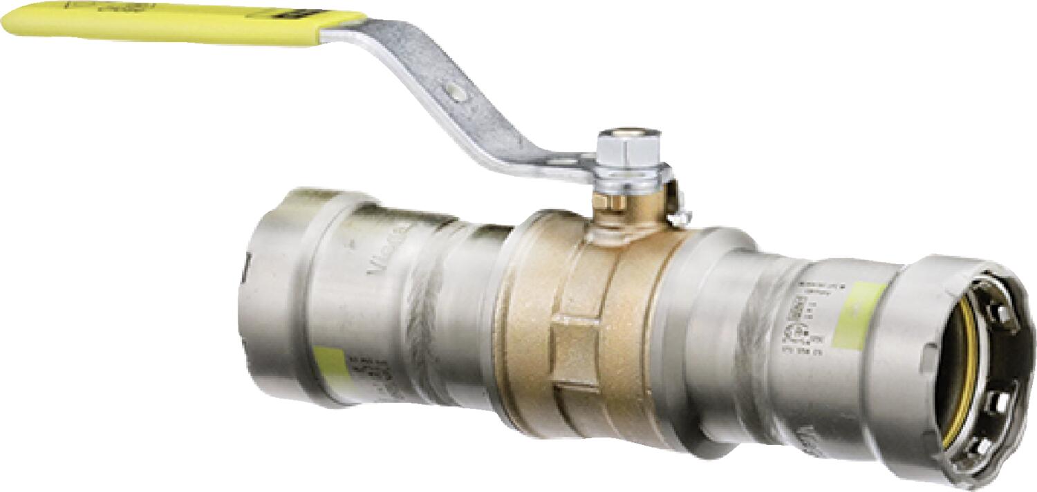 Viega MegaPressG ball valve 6675 | viega.us