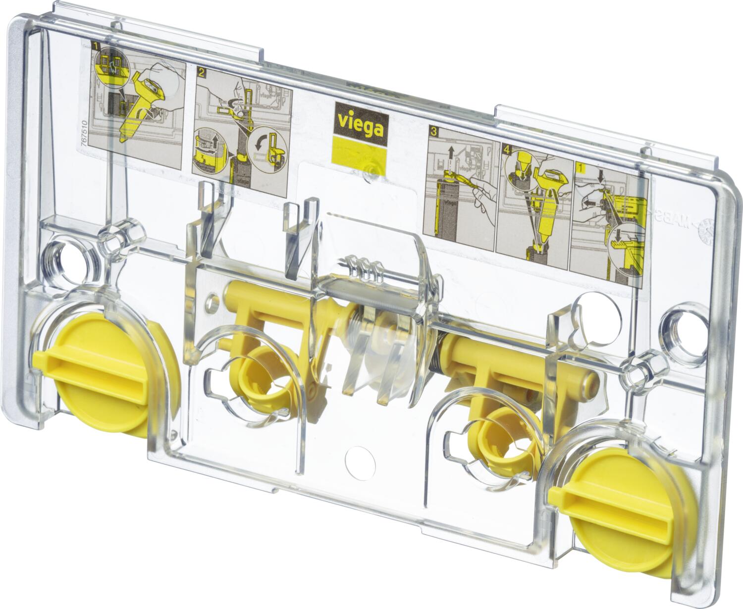 Concealed cistern 3F, flush actuation from front | viega.sg