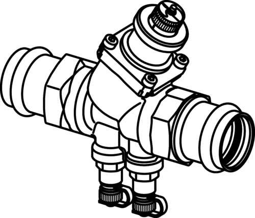 Viega ProPress balancing valve 2987.72 | viega.us