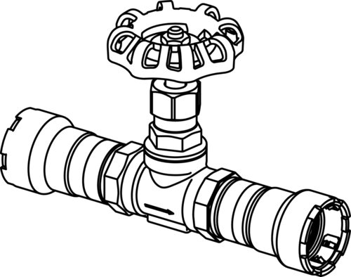 Viega MegaPress FKM globe valve 5985.1 | viega.us